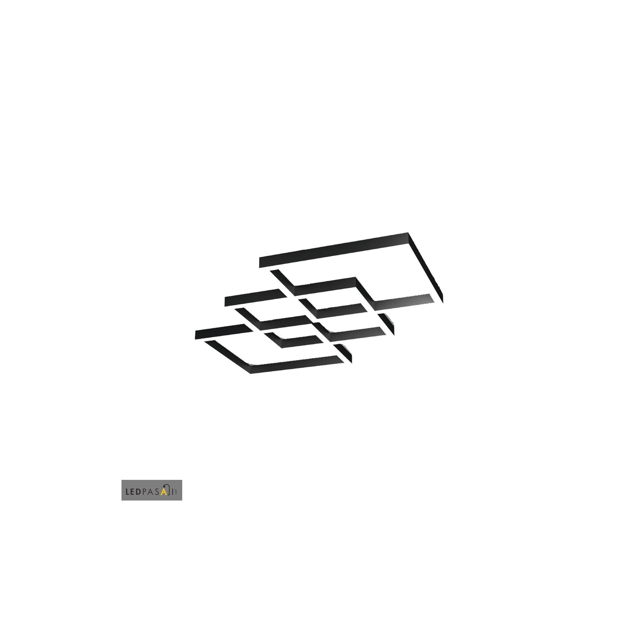 Sıva Üstü Lineer Aydınlatmalar,LED PASAJI 100x100CM SIVA ÜSTÜ DEKORATİF ...
